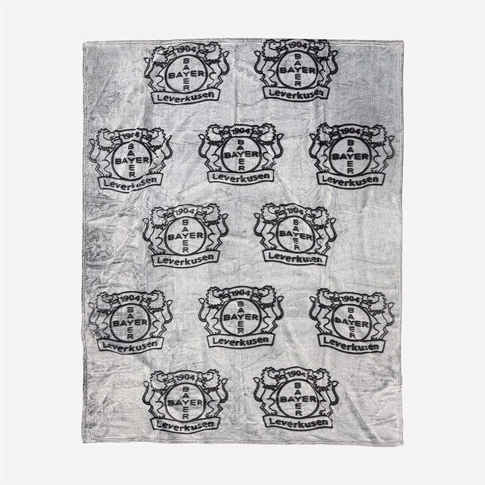 Fleece blanket Logo allover | Bayer 04 Leverkusen Fanshop