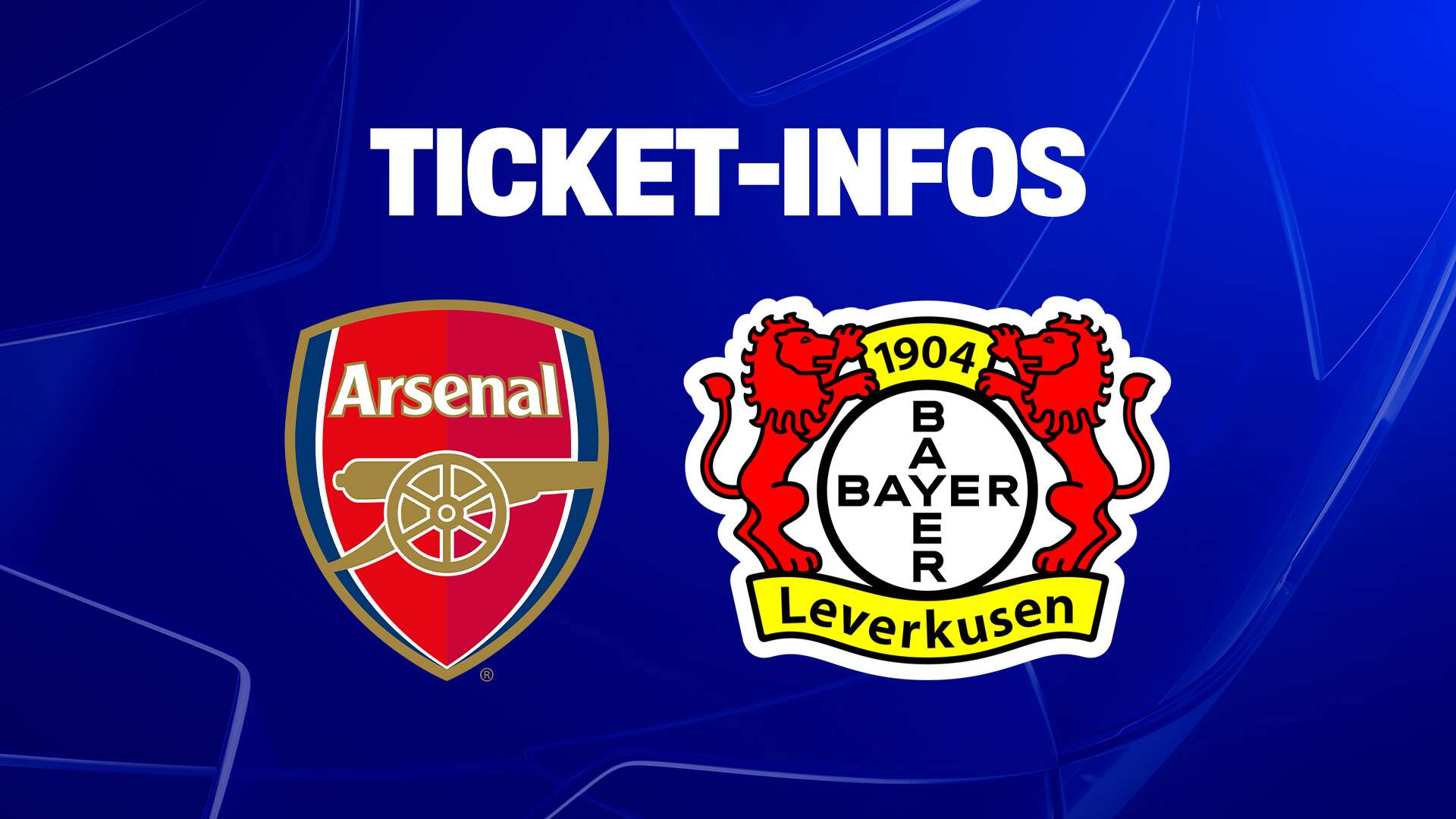 Tickets für das Achtelfinal-Rückspiel beim FC Arsenal in London ...