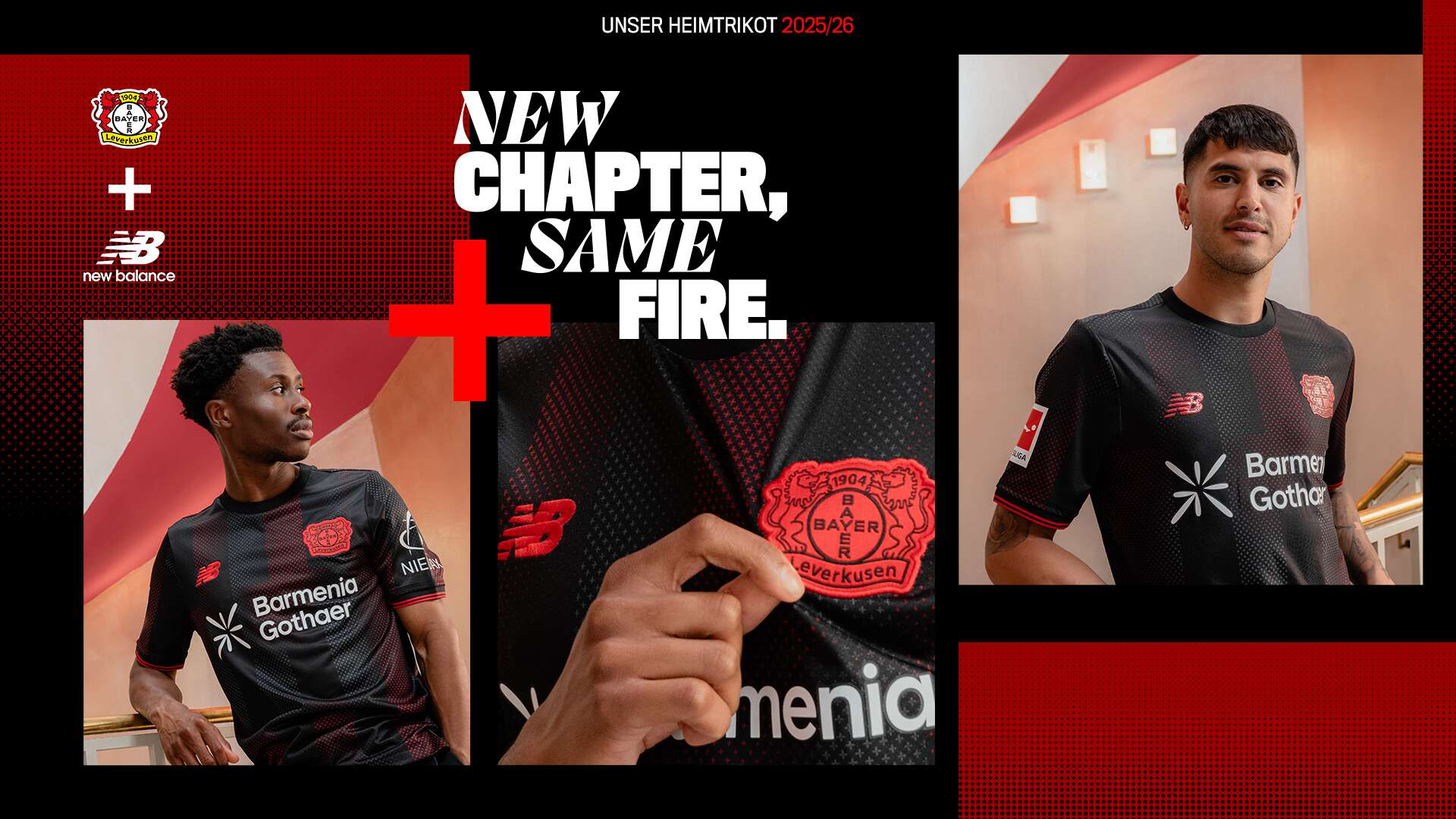 Um novo capítulo, a mesma paixão: Bayer 04 e New Balance apresentam o ...