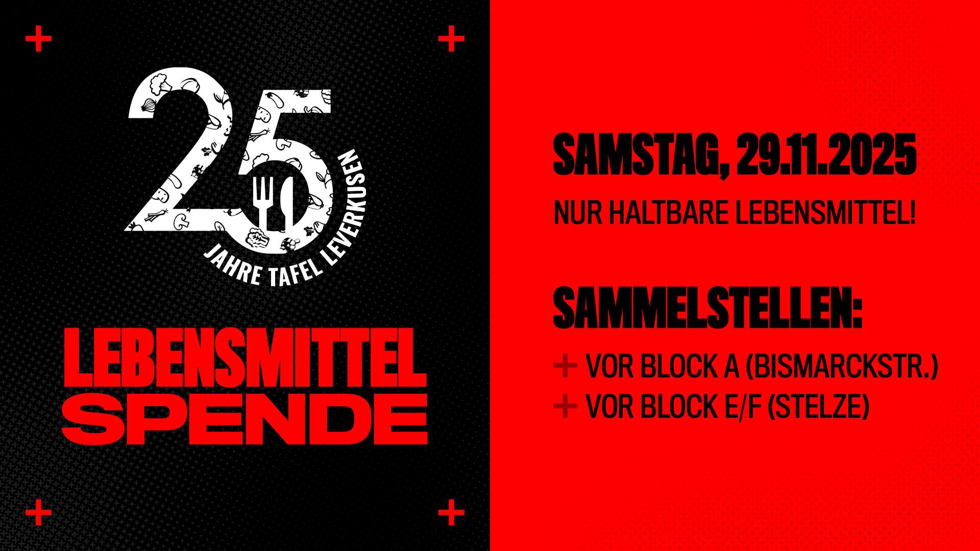 Vor #B04BVB: Lebensmittel spenden zum 25-jährigen Jubiläum der Tafel ...