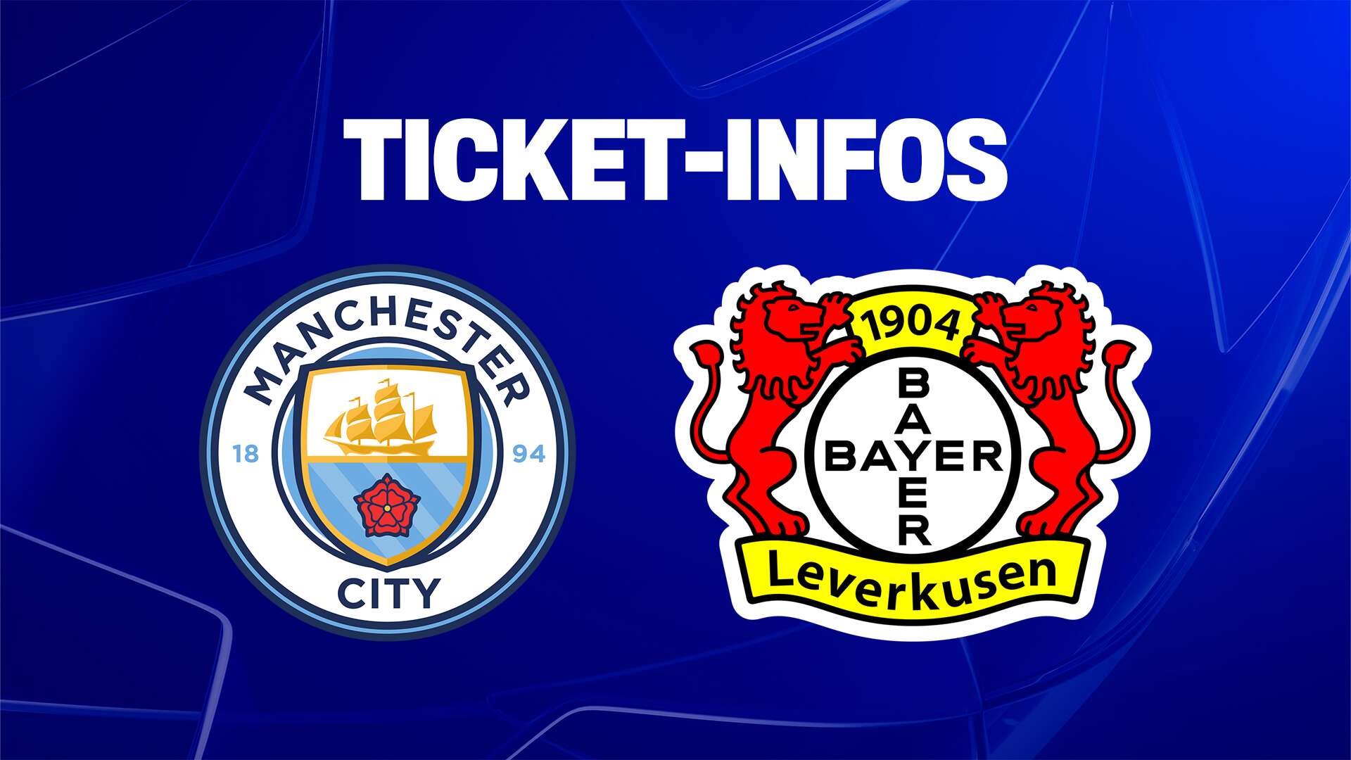 Tickets für das UCL-Auswärtsspiel bei Manchester City | Bayer04.de